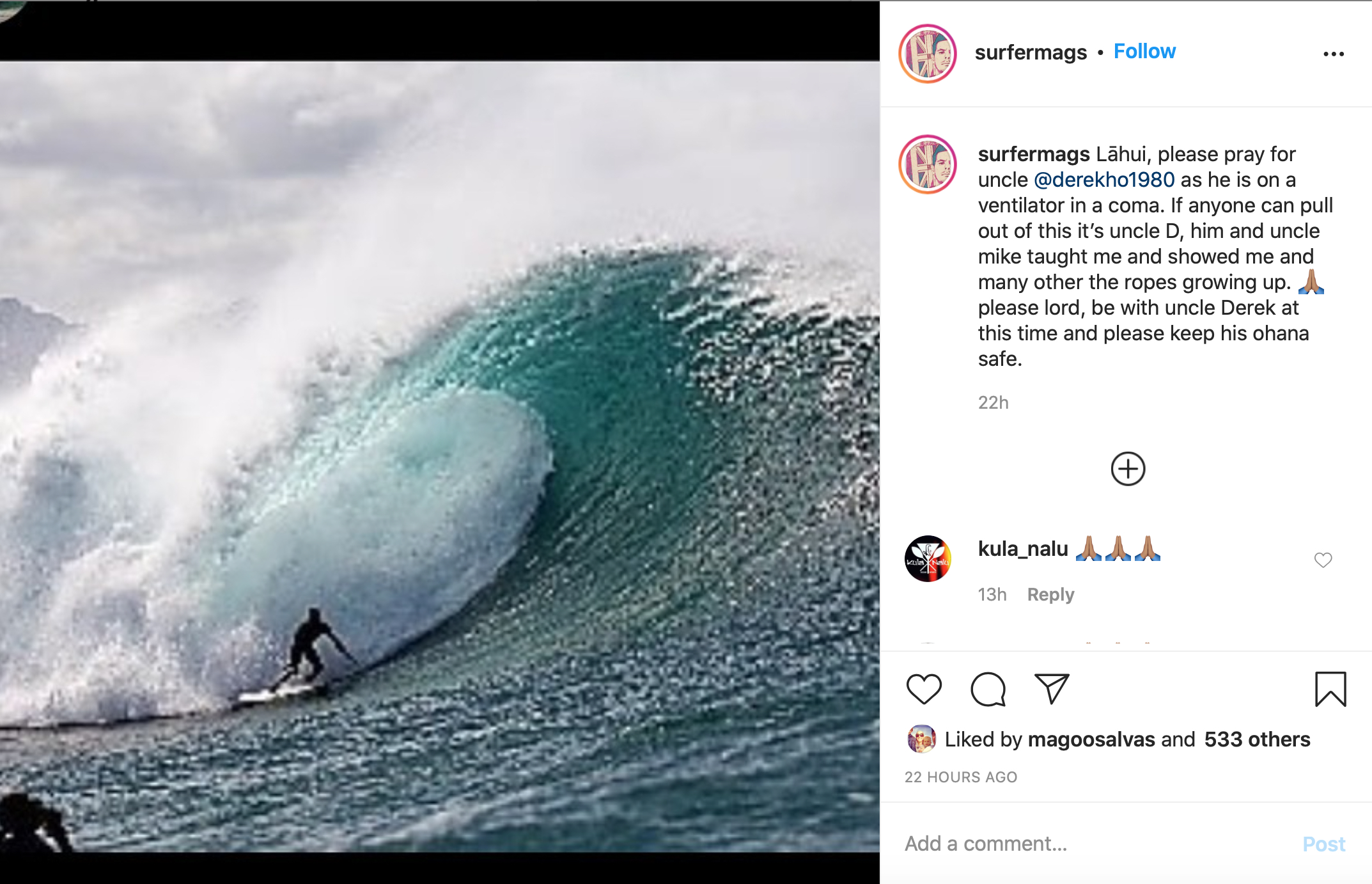 Derek Ho, primer campeón mundial de surf de Hawái, fallece a los 55 ...